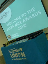 Students award staff for going the 'extra mile' in 2012 | Birmingham ...