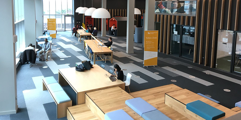 Study spaces at university | Birmingham City University